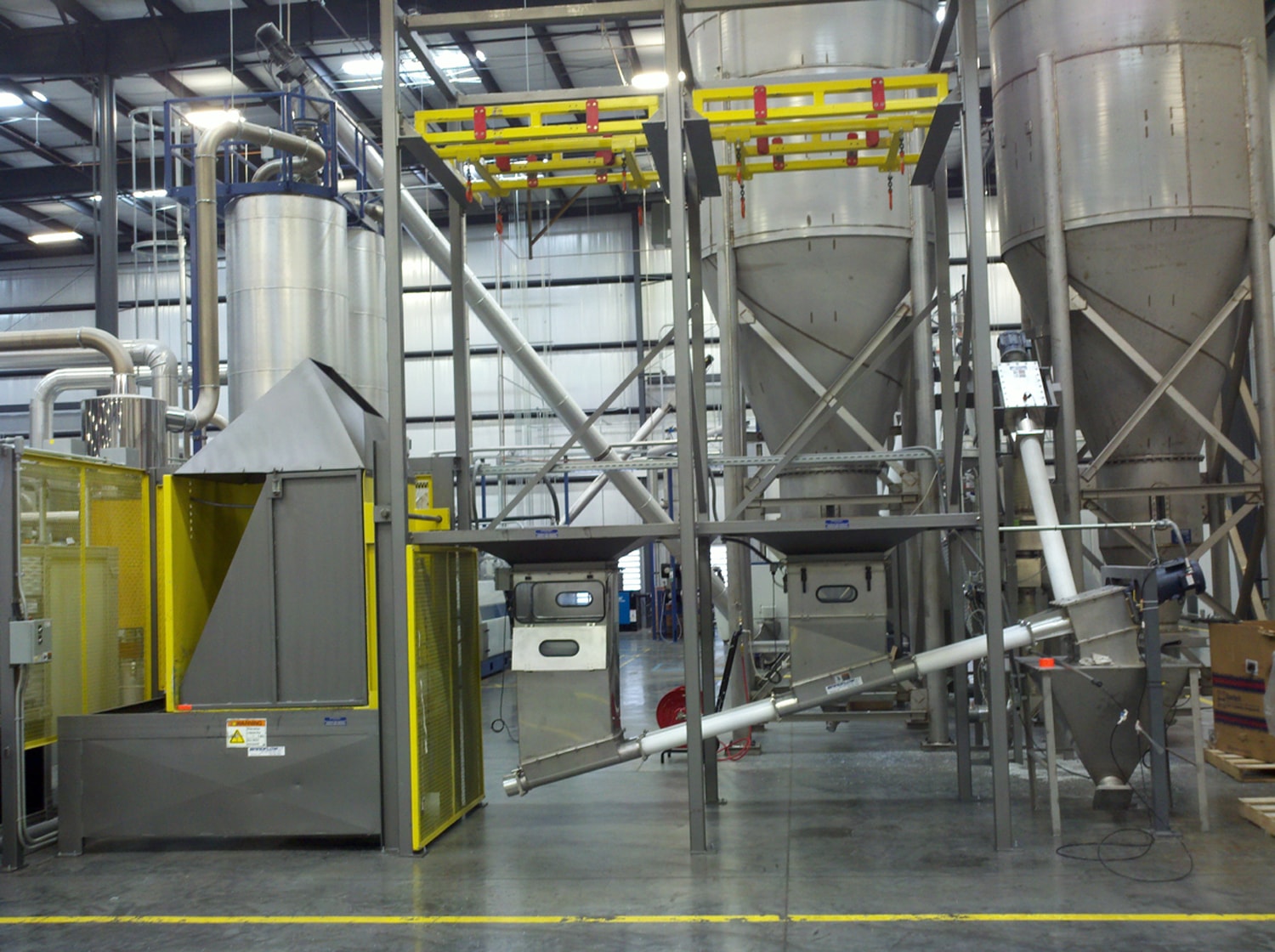 Bulk Material Handling System Helps Recycle Water Bottles into Fiber ...