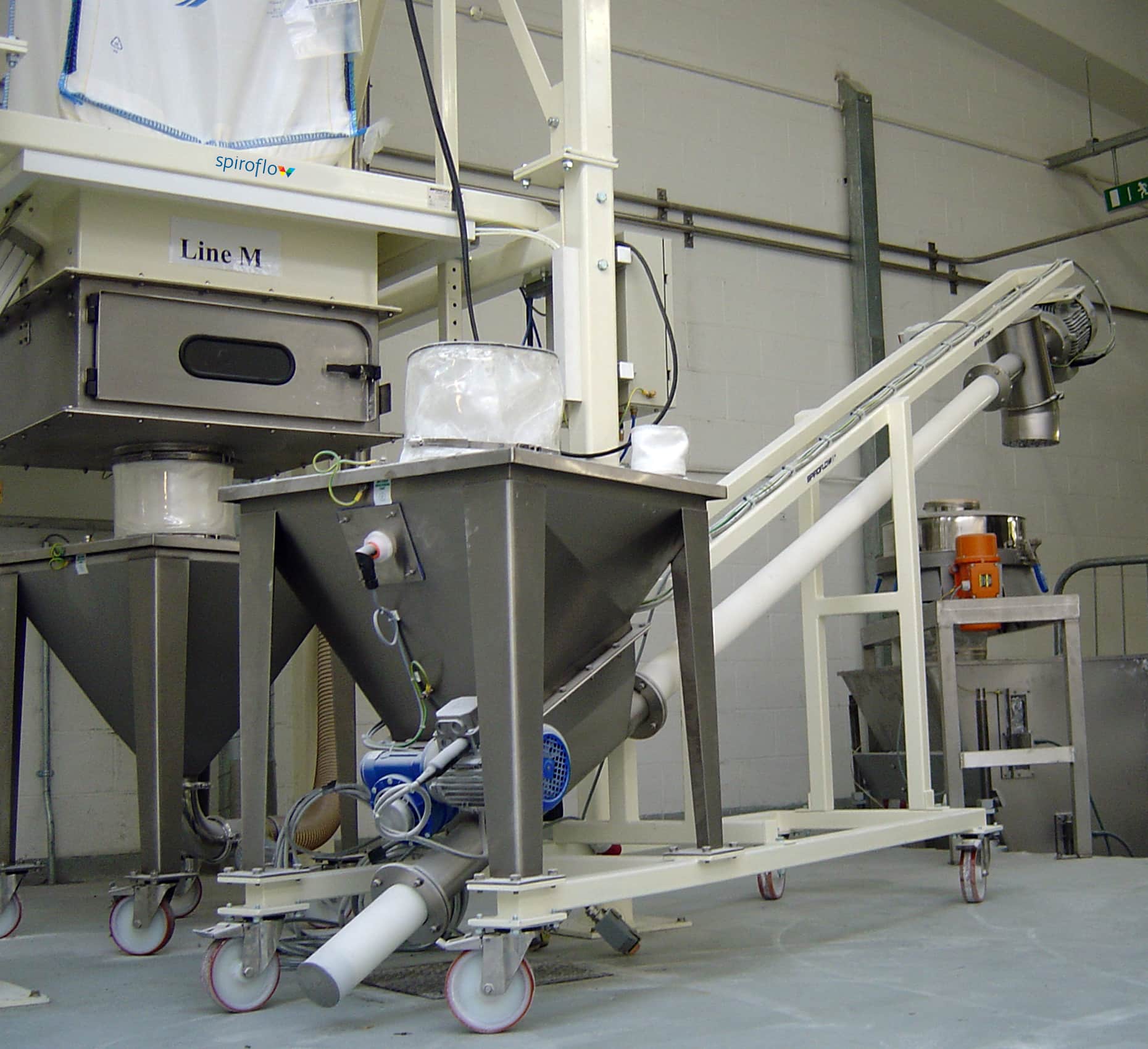 Bulk Bag Unloader Delivers Sugar, Rice & Corn Flour to Packaging ...