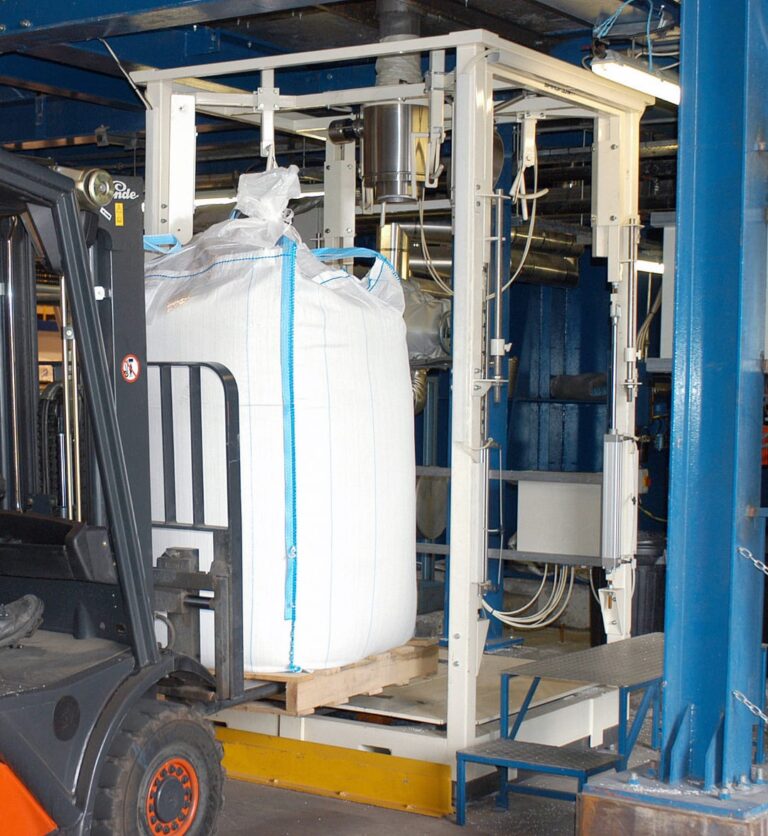 Bulk Bag Filler Fills Plastics for Solid State Polymerization Leader ...