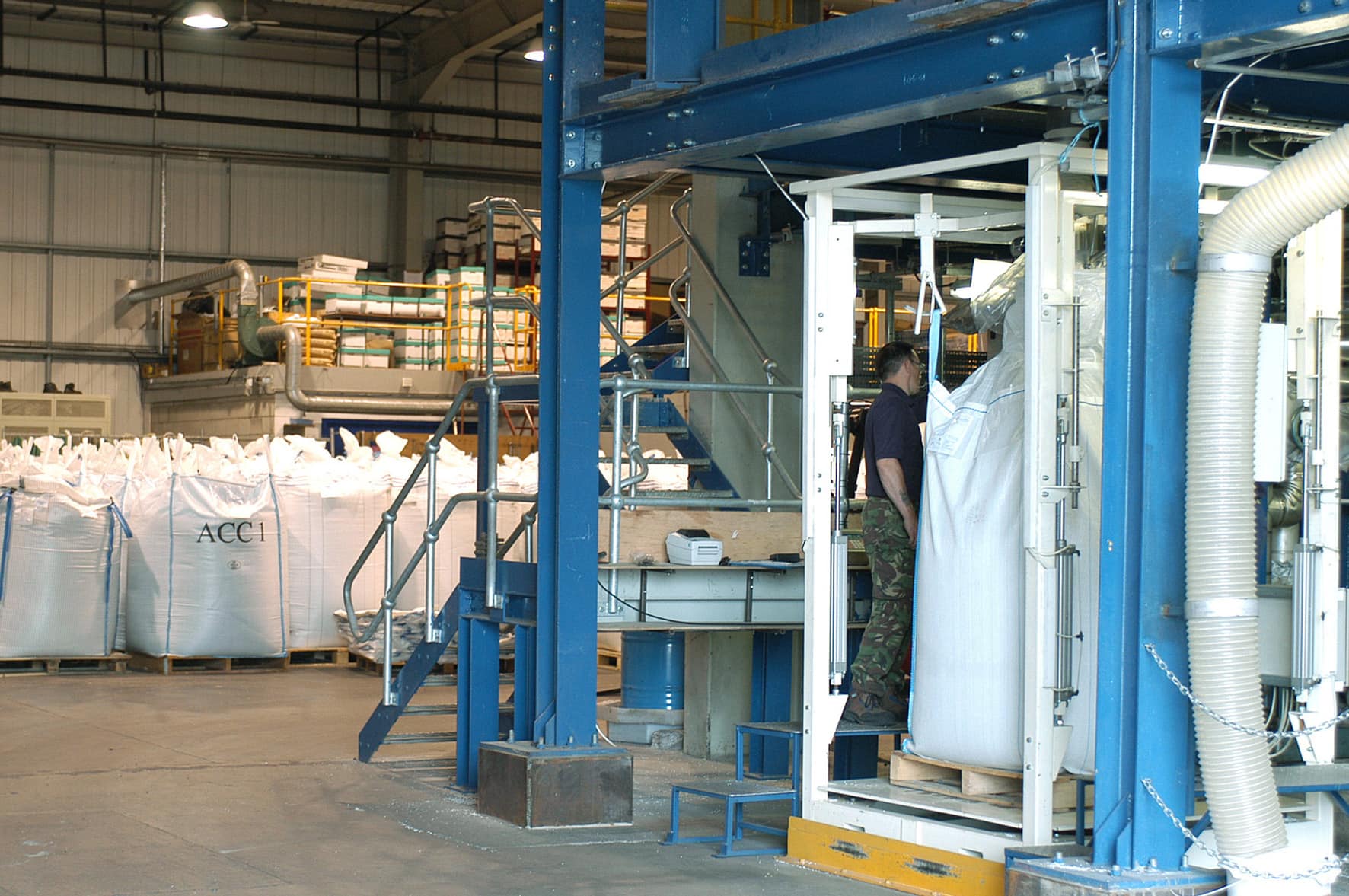 Bulk Bag Filler Fills Plastics for Solid State Polymerization Leader ...