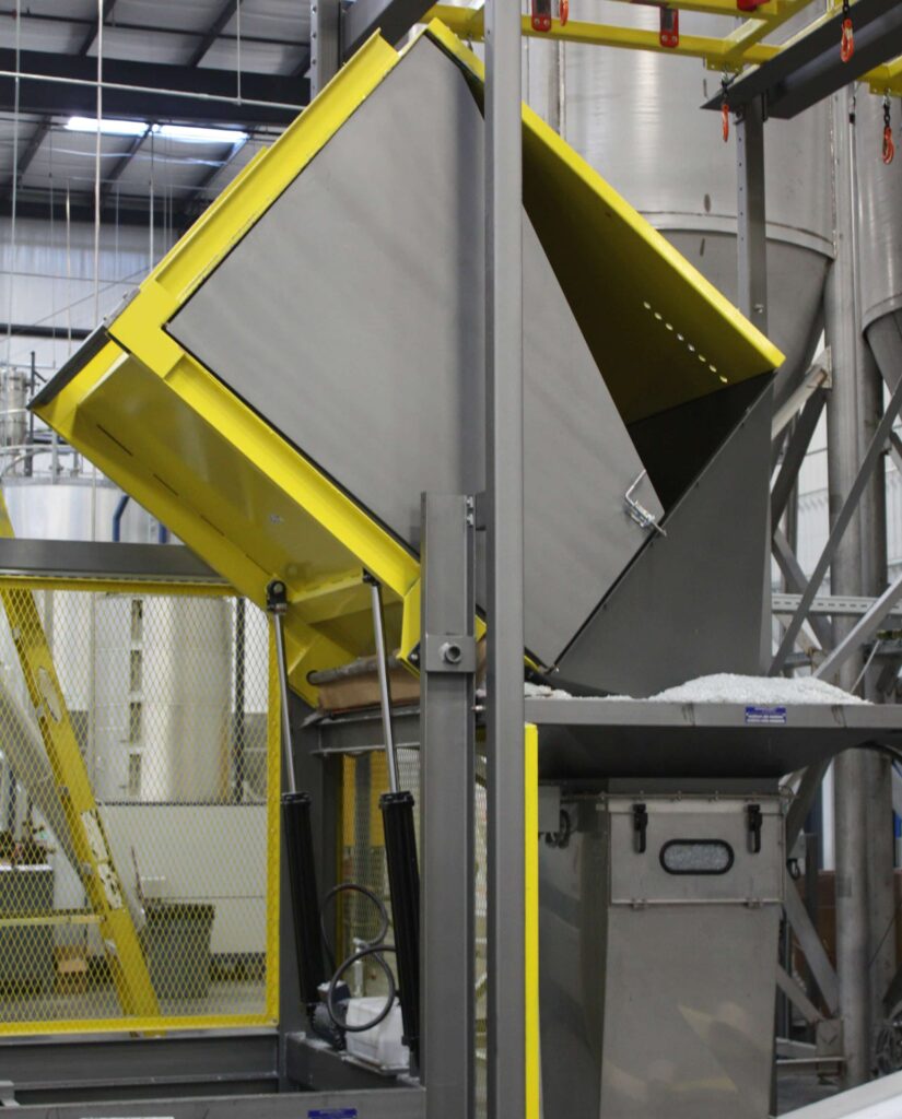 Hydraulic Gaylord Box Dumpers - Spiroflow