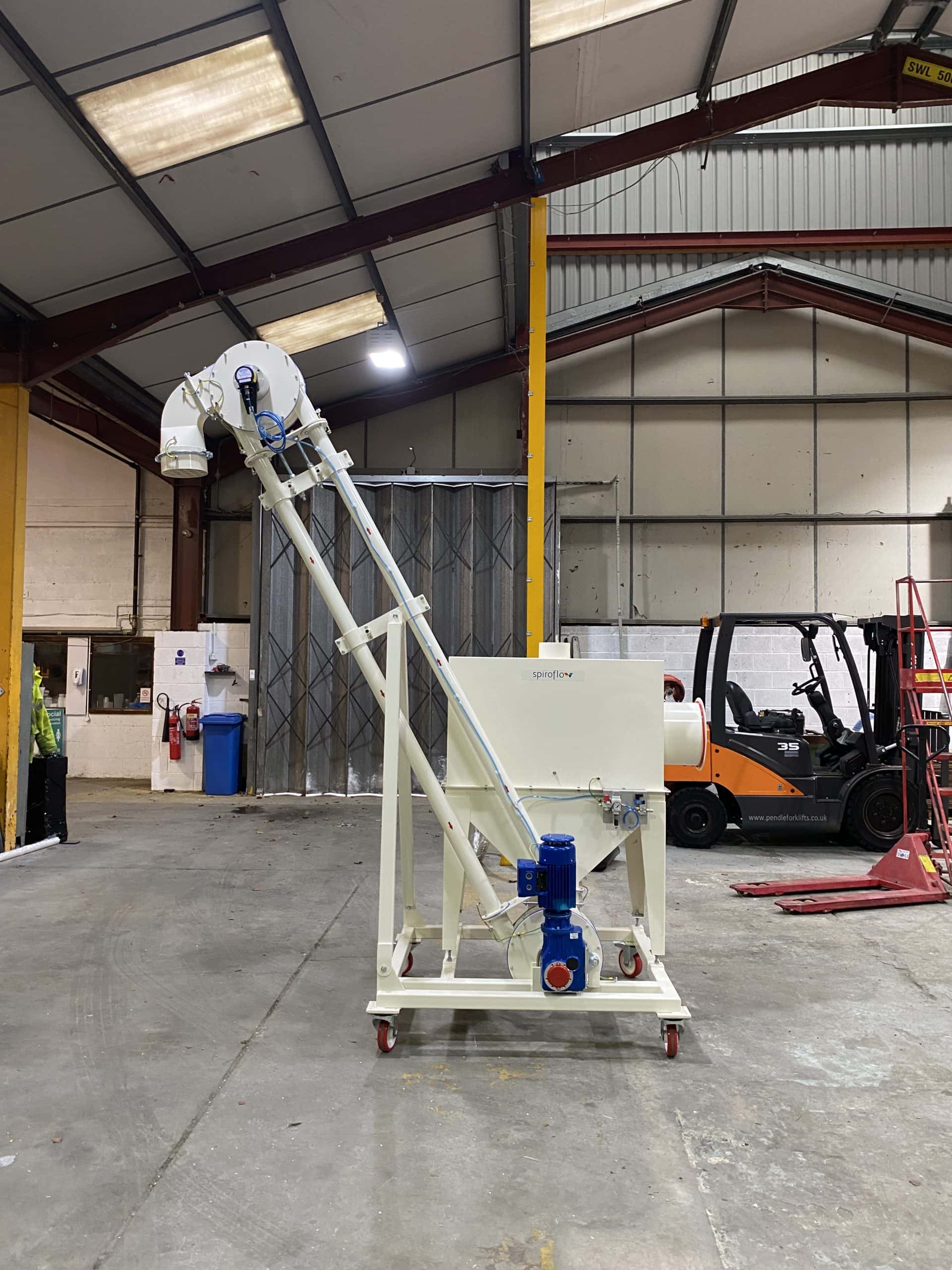 Mobile sack tip and AMC provides flexible versatile solution - Spiroflow